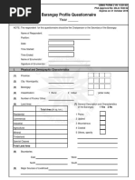Barangay Census Form | PDF