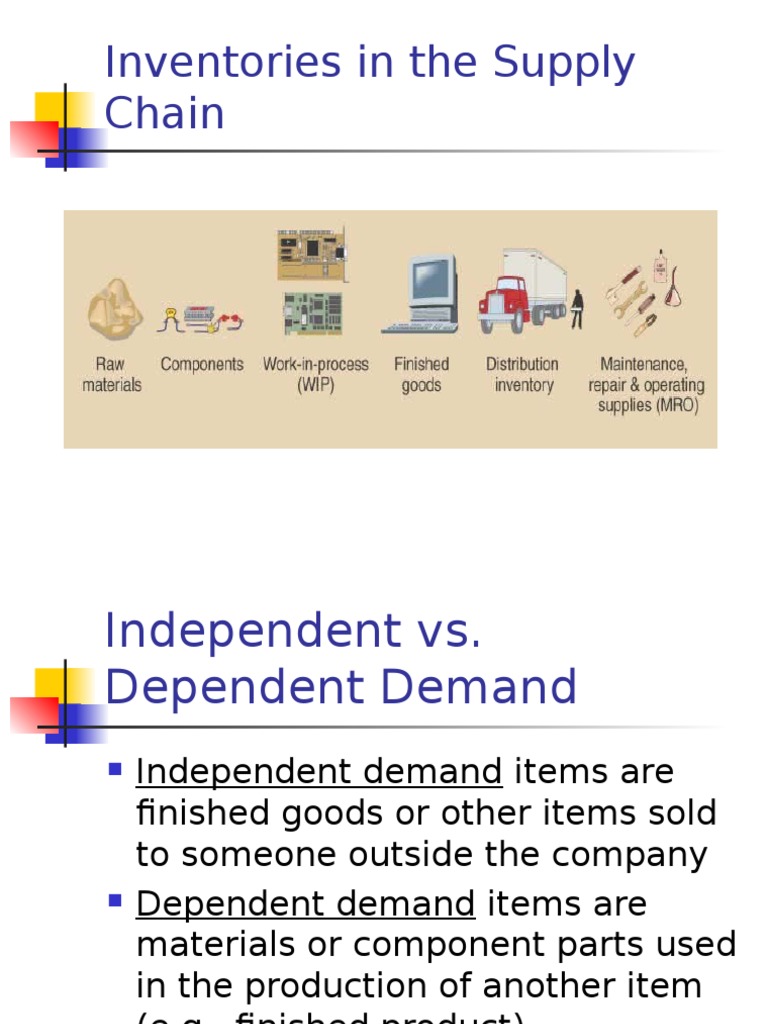 Managing Inventories for Optimal Supply Chain Performance | PDF ...