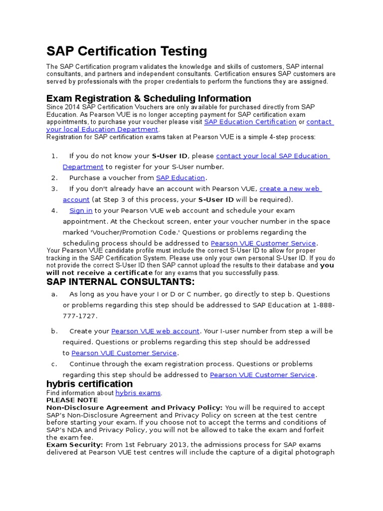 Pearson Vue | Internet Privacy | Public Key Certificate