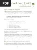 Toothpaste Abrasiveness Ranked by RDA PDF | PDF | Mouth | Dentistry