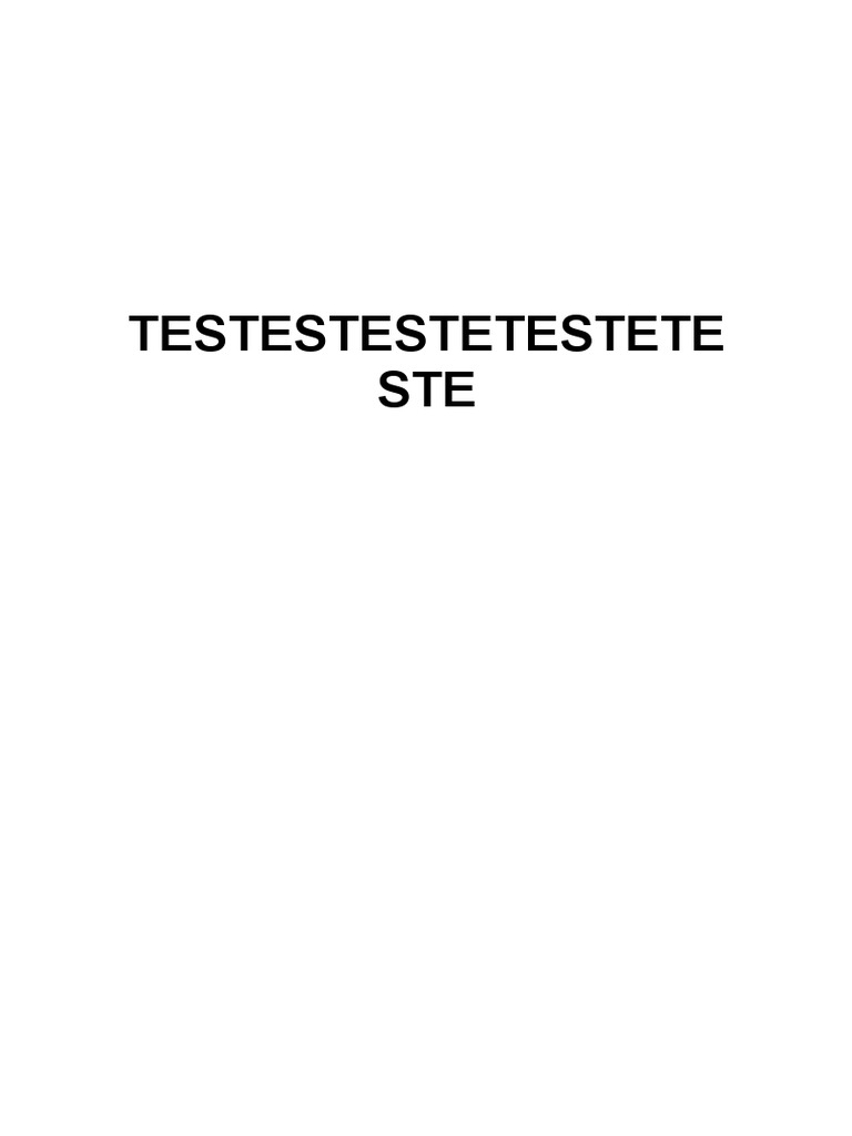 Test Document | PDF | Computing And Information Technology | Books