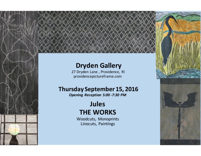 Jules Has An Opening at Dryden Gallery | PDF