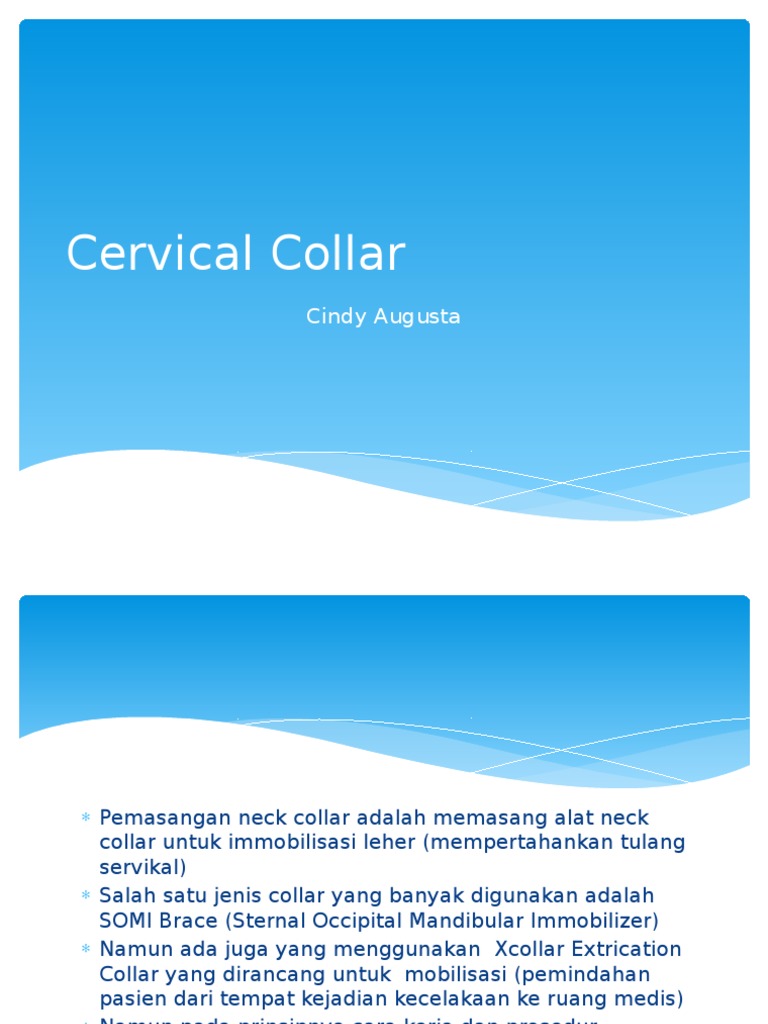 Cervical Collar | PDF | Kesehatan Holistik
