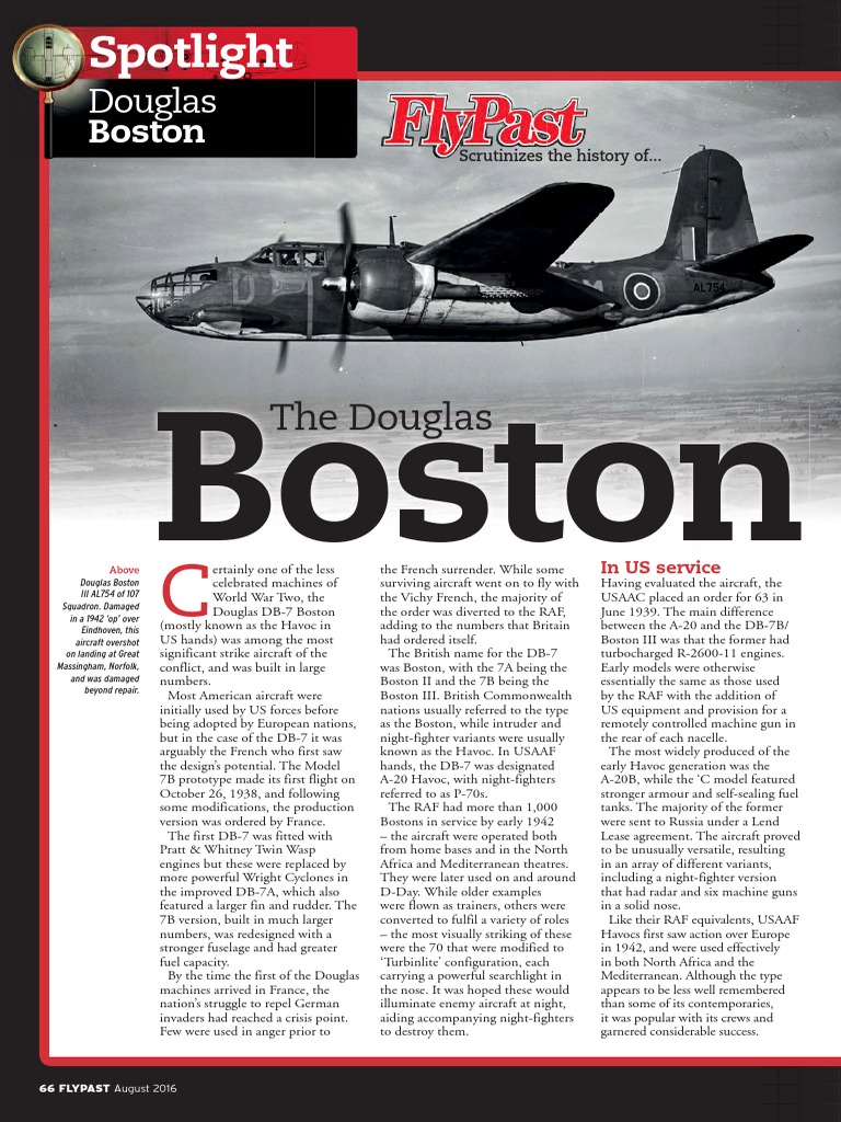 Douglas Boston | PDF | Night Fighter | Aviation