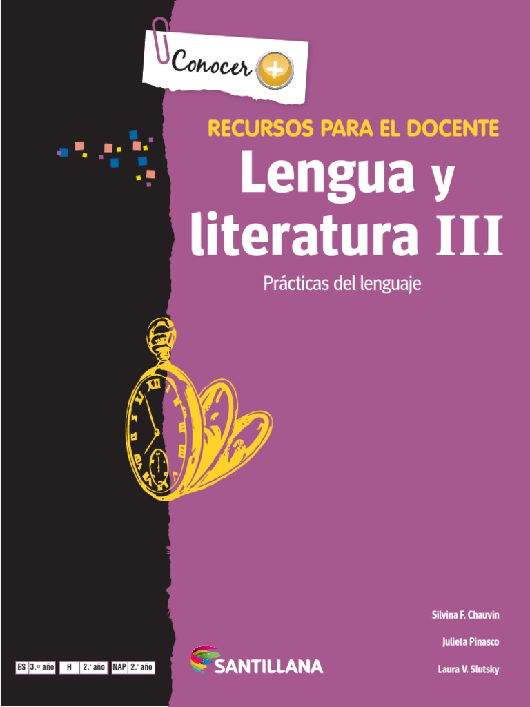 Lengua y Literatura III | PDF | Verbo | Oración (Lingüística)