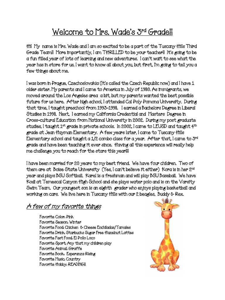 2016 All About Mrs Wade For Site | PDF