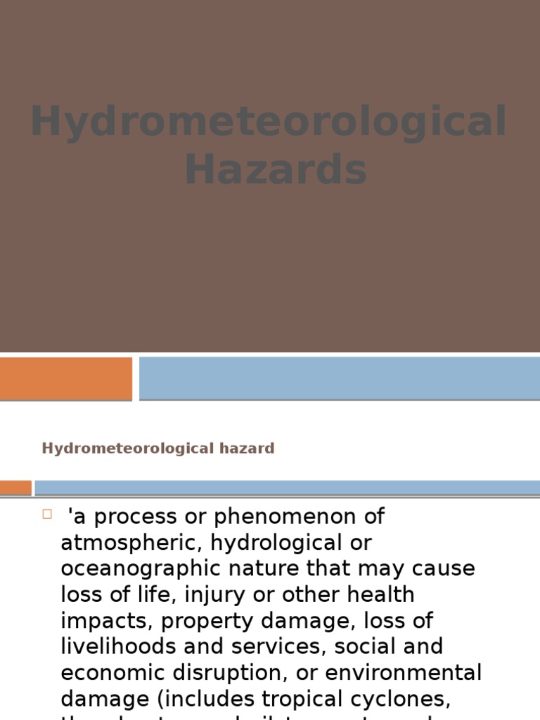 Hydrometeorological Hazards | Thunderstorm | Hail