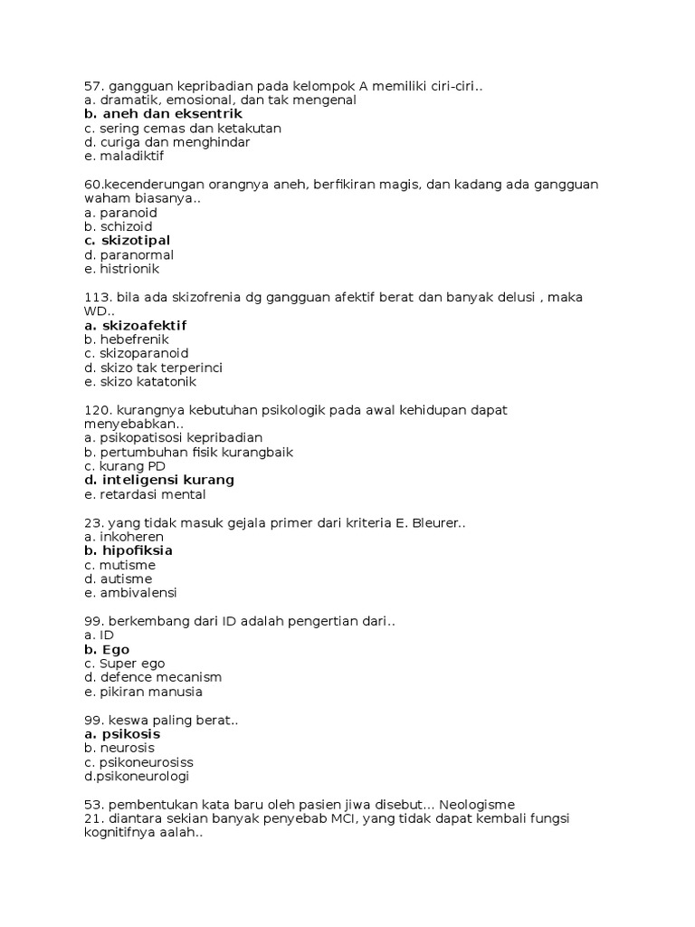 Soal MCQ Blok 16 2010 | PDF
