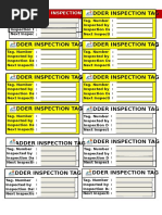 Hand Tools Inspection Checklist | PDF