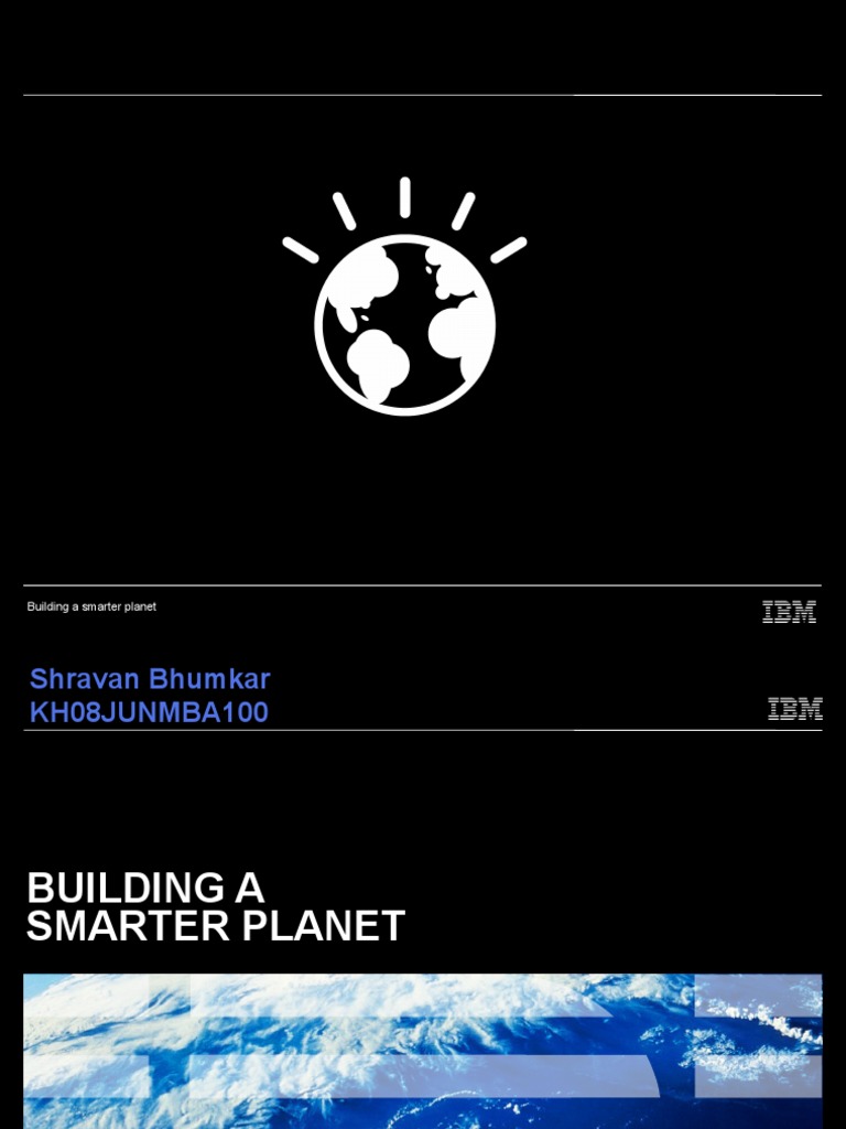 IBM - Smarter Planet | PDF | Advertising | Smart Grid