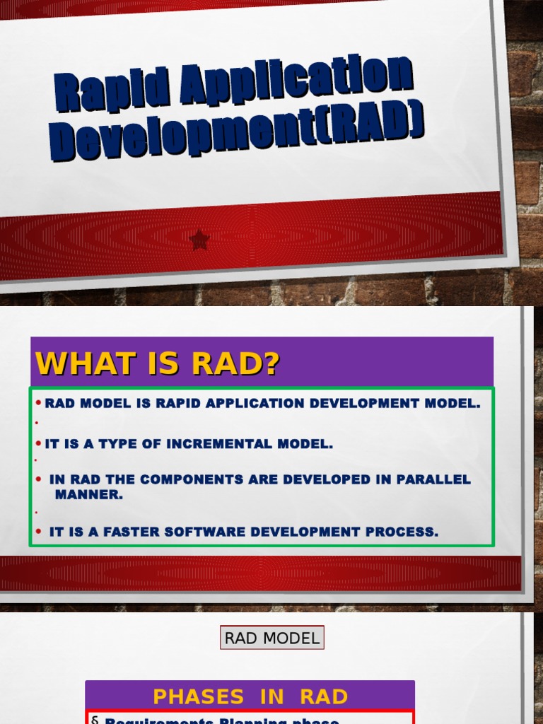 Rapid Application Development Guide | PDF | Computers | Technology ...
