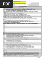 Dock Audit Check Sheet | PDF
