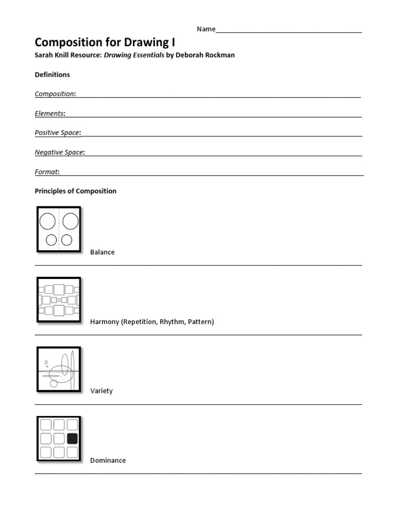 05 Composition Viewfinder Worksheet d1 | PDF | Composition (Visual Arts ...