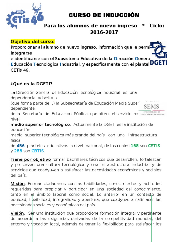 Qué Es La DGETI | PDF