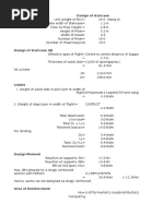 Staircase Load Calculation | PDF | Stairs | Structural Engineering
