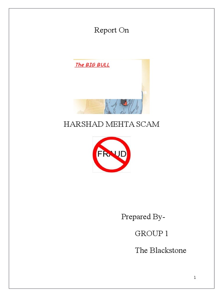 Harshad Mehta's Infamous Stock Market Scam: An In-Depth Analysis of the ...