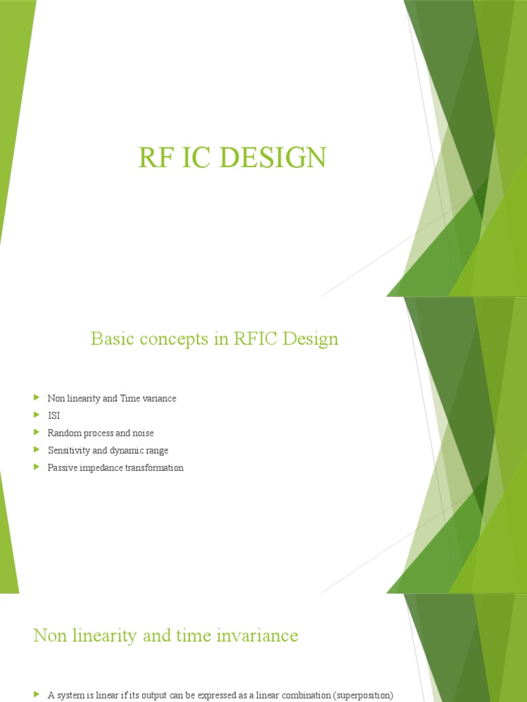 RF Ic Design | Download Free PDF | Signal Processing | Radio Technology