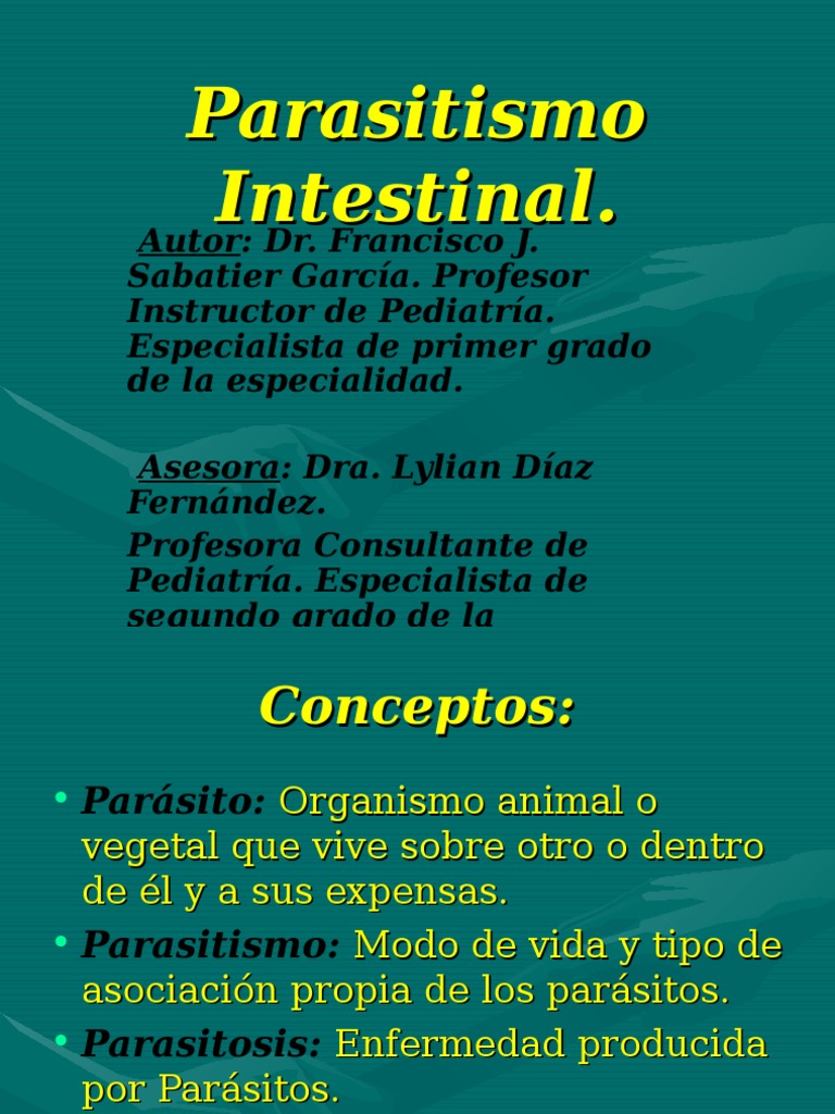 Parasitismo Intestinal.ppt | Diarrea | Inmunología