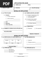 CSC Form 6 (Leave Form-New) | PDF | Government | Business