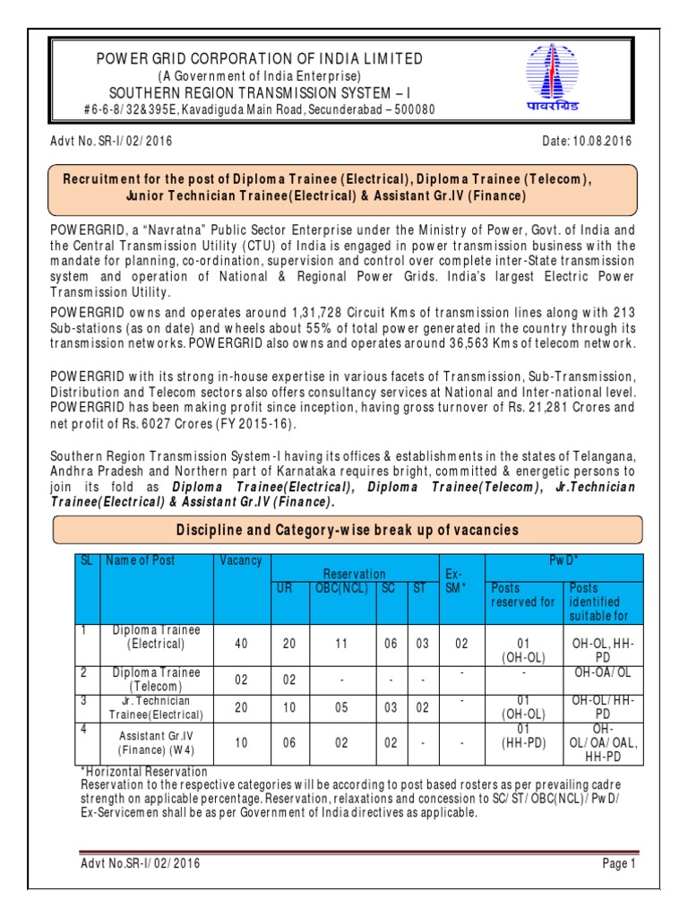 PGCL Official Notification | Download Free PDF | Email | Test (Assessment)