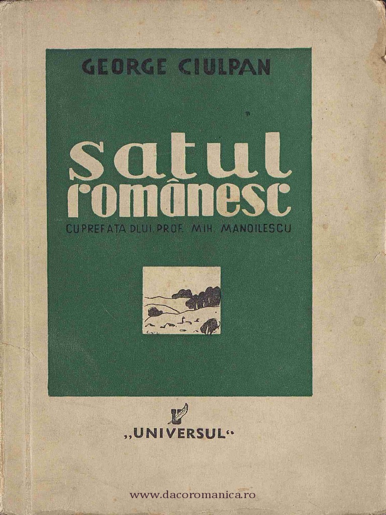 Satul Romanesc PDF | PDF