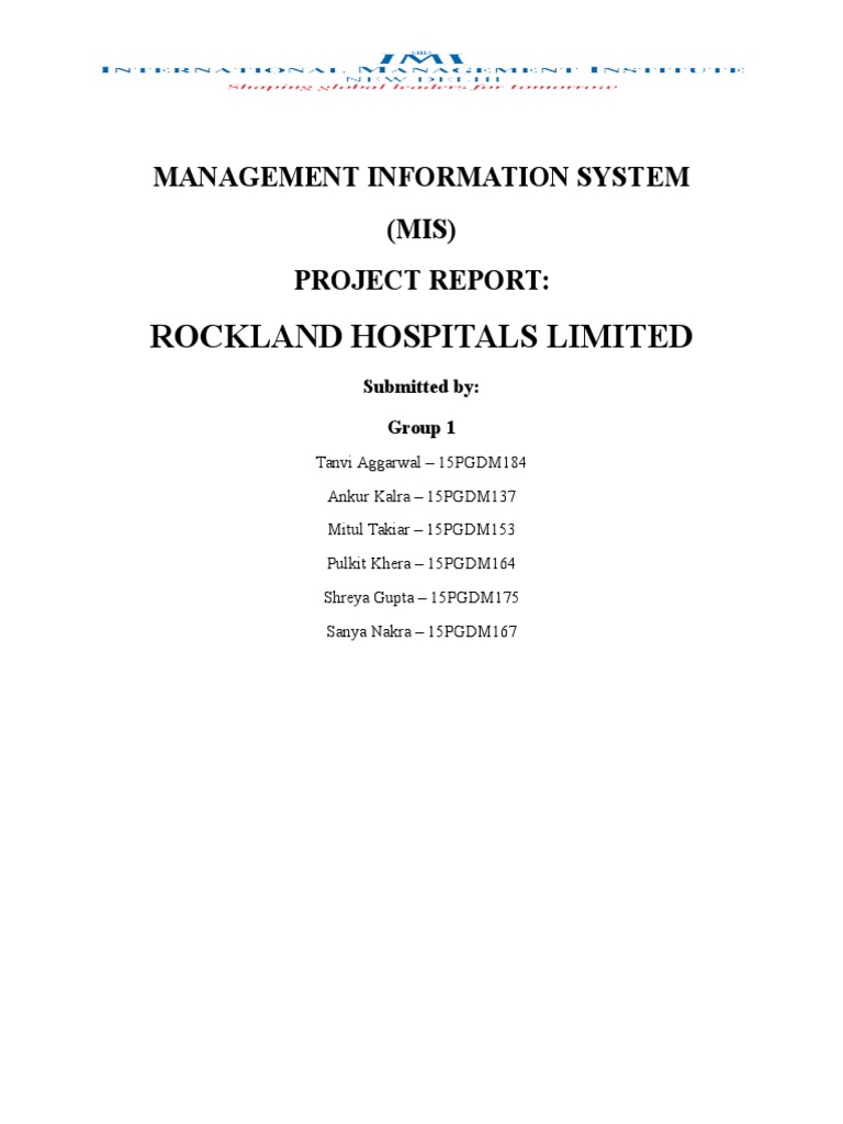 MIS Project Report | PDF | Human Resource Management | Cloud Computing