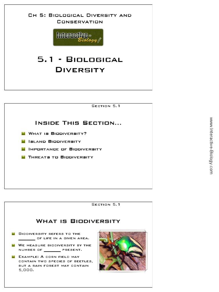 Biodiversity & Conservation 2 | PDF | Biodiversity | Conservation Biology