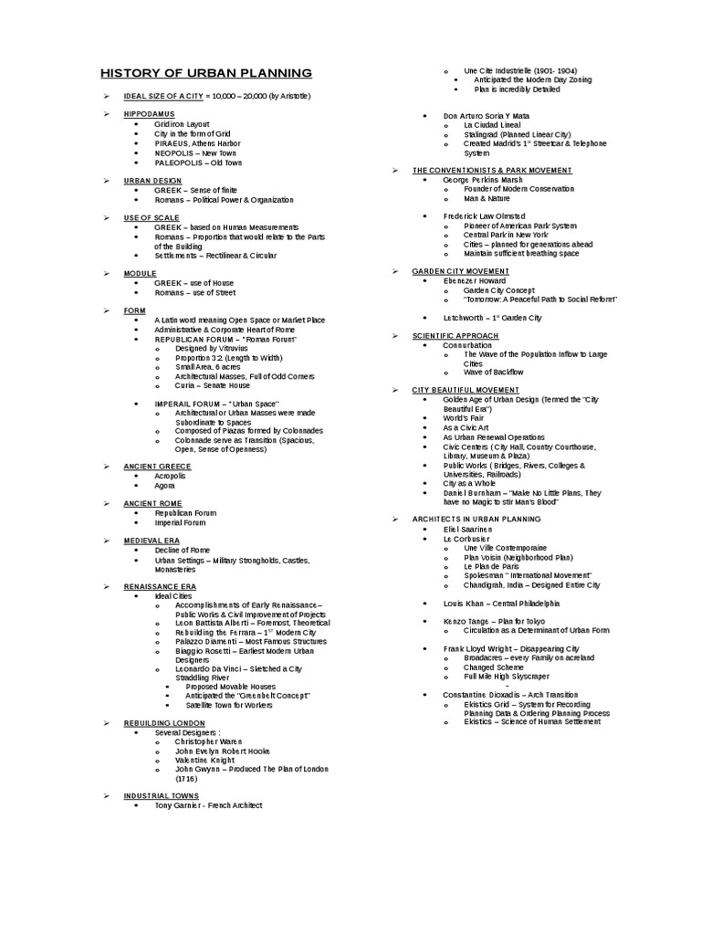 Urban Planning | PDF | Ancient Rome