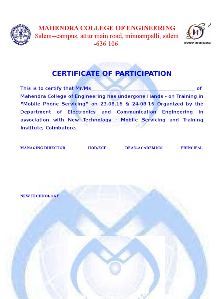 Mahendra College of Engineering: Salem - Campus, Attur Main Road ...