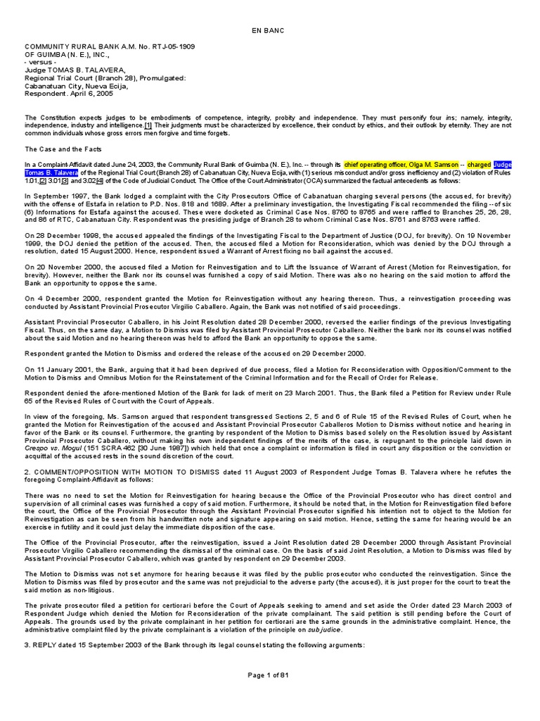 3rd Week Cases - Crimpro | PDF | Prosecutor | Complaint