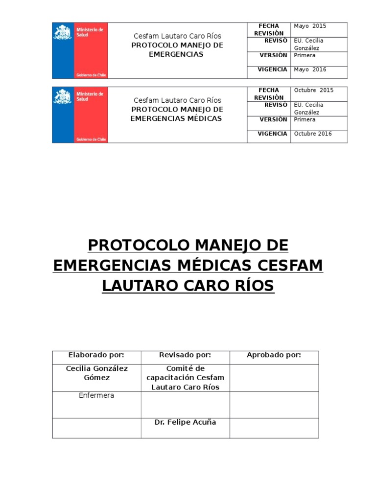 Protocolo Codigo Azul | PDF | Reanimación cardiopulmonar | Paro cardíaco