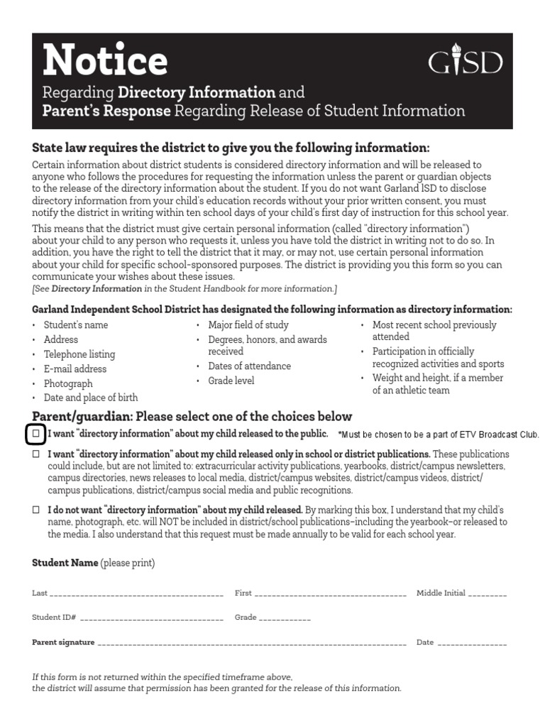 Notice of Directory | Download Free PDF | Government Information ...