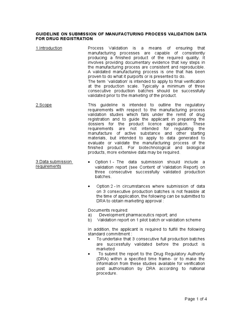 Annex10c Asean Process Validation Guideline 2 July-Adopted | PDF ...