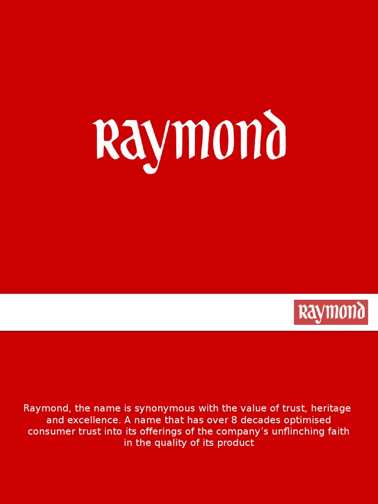 Raymond | PDF | Brand | Strategic Management