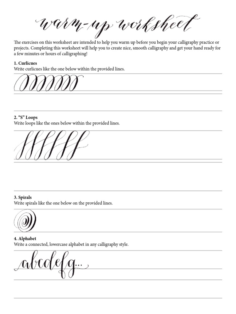 Warm Up Worksheet | PDF