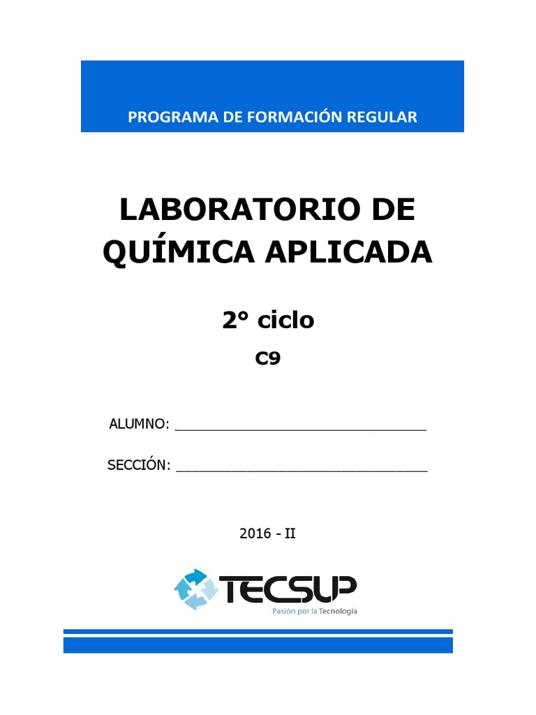 Módulo de Laboratorio Quimica Aplicada | PDF | Ultravioleta | Coloide