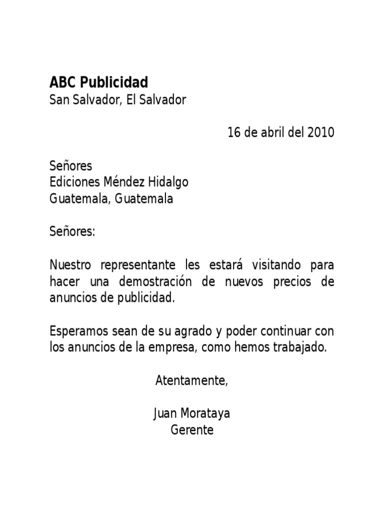 Cartas de Catalogación y Archivo | PDF | Guatemala | Business
