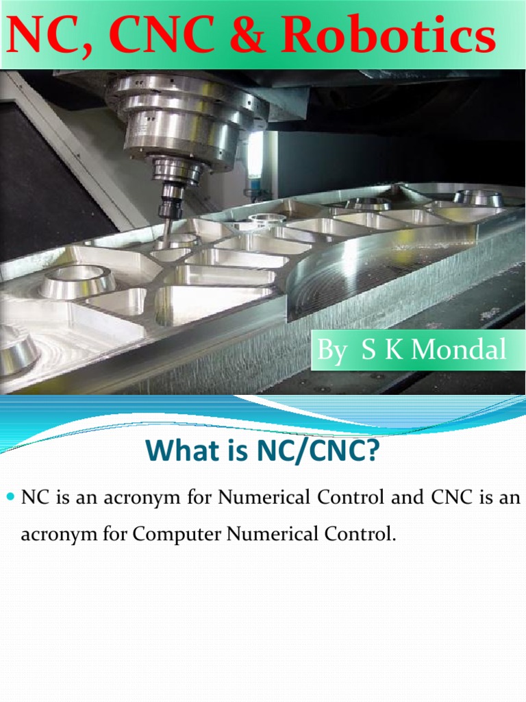 NC, CNC & Robotics PDF | PDF | Numerical Control | Cartesian Coordinate ...