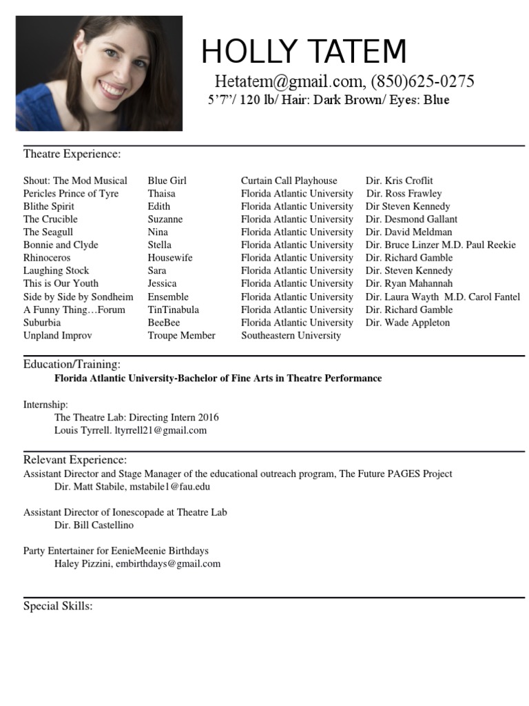 Holly Tatem Resume 10 | PDF