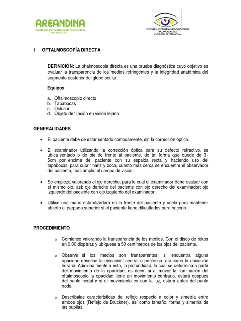 Protocolo Oftalmos | PDF | Ojo humano | Percepción visual