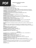 Uso de La B, V, C, S, Z, X, H, G, J | PDF | Verbo | Palabra