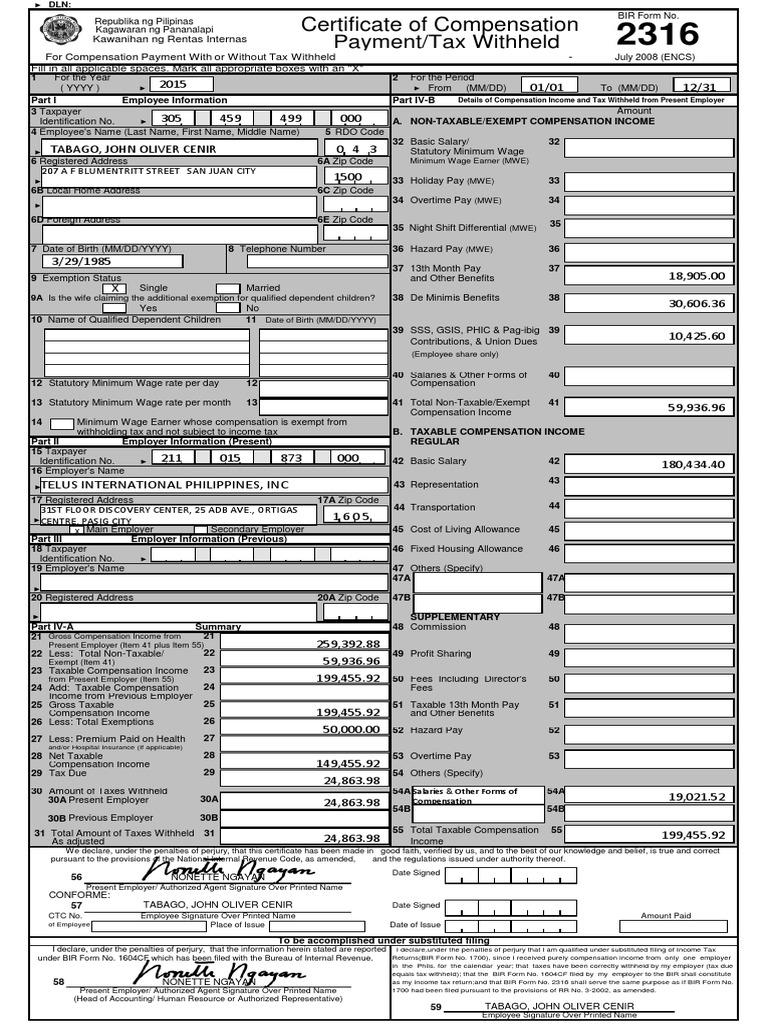 2316 139520 PDF | PDF | Employment | Wage