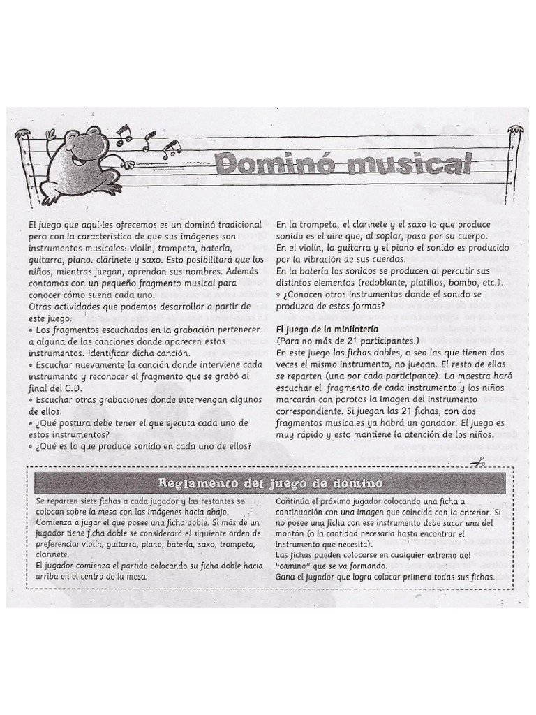 Domino Musical Pdf