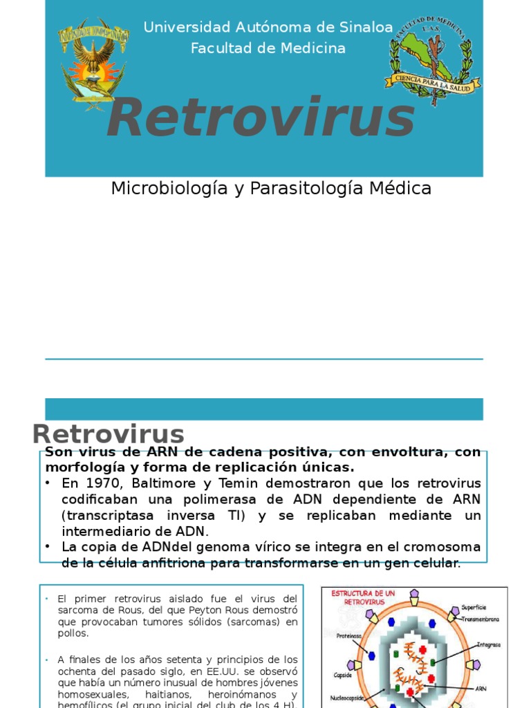Retrovirus | Retrovirus | La transcriptasa inversa | Prueba gratuita de ...