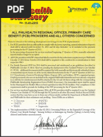 PhilHealth GAMOT Implementation Guidelines | PDF | Social Programs ...