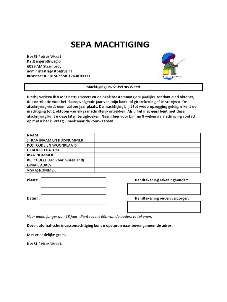 Sepa Machtiging | PDF