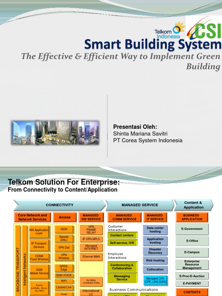 Smart Building GPON by Microduct PT Csi | PDF | Efficient Energy Use | Energy Management