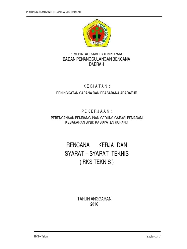 Rks Damkar Kab. Kupang PPK Ok | PDF