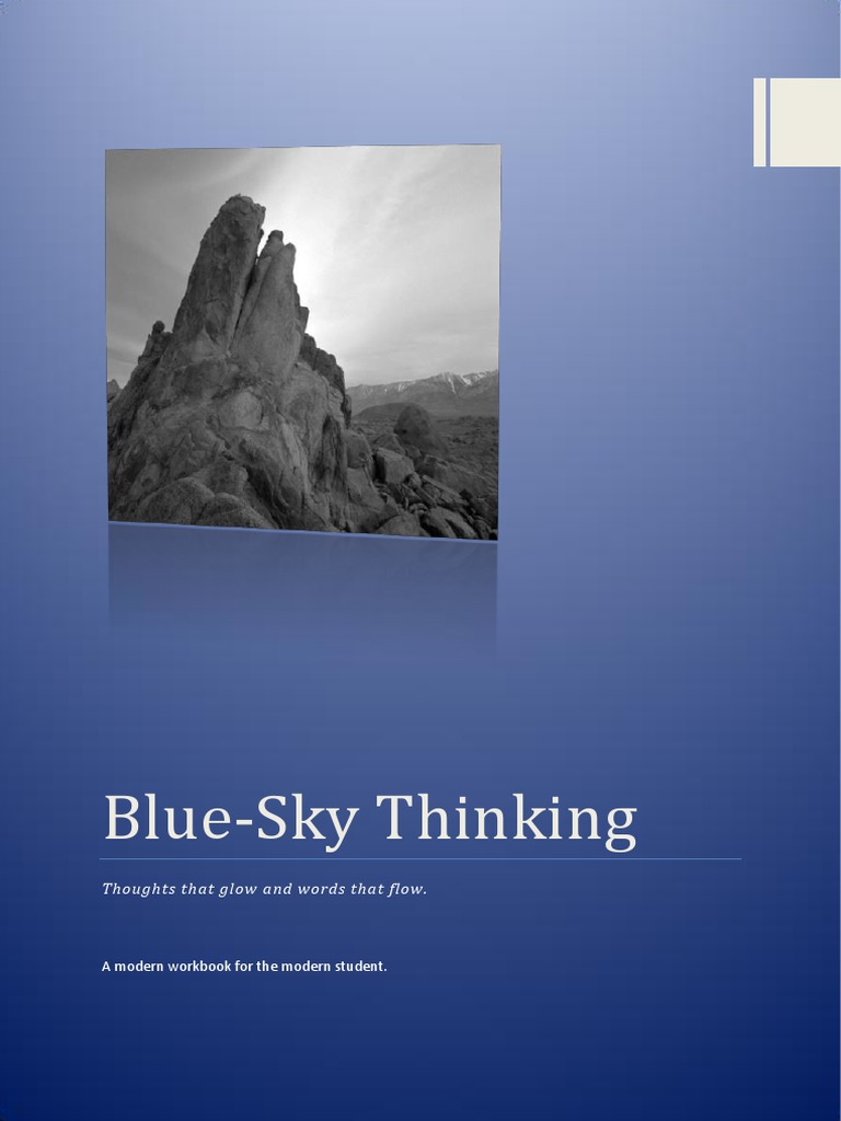 Blue Sky Thinking | PDF | Letter Case | English Language