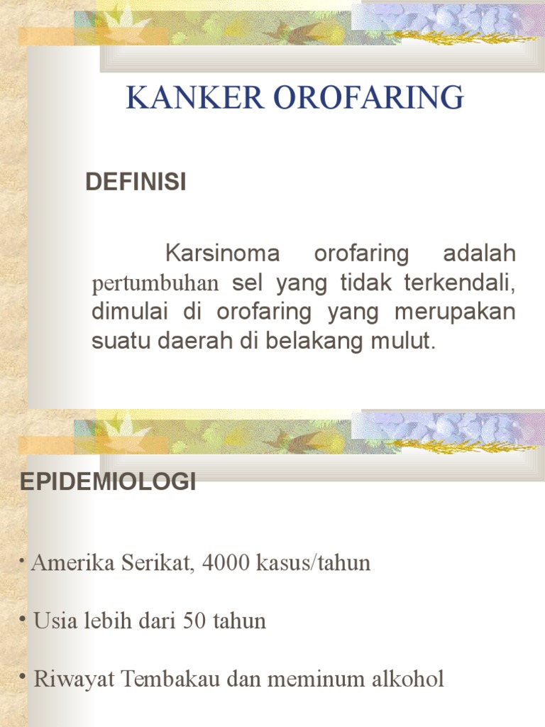 Kanker Orofaring | PDF